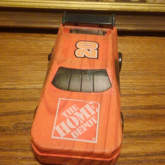 Home Depot | Toys | Tony Stewart Nascar Home Depot 2 Orange Wood Wooden ...